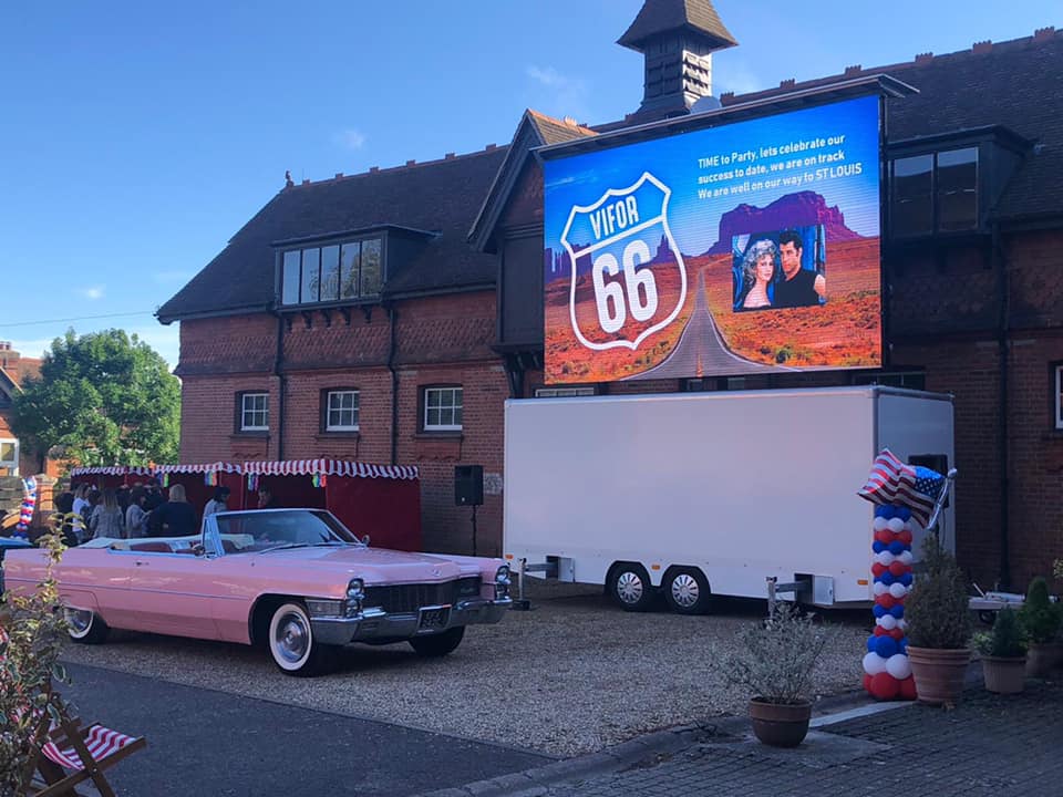 Outdoor LED Screen Hire & Rental | Big Outdoor Screens : London Audio ...