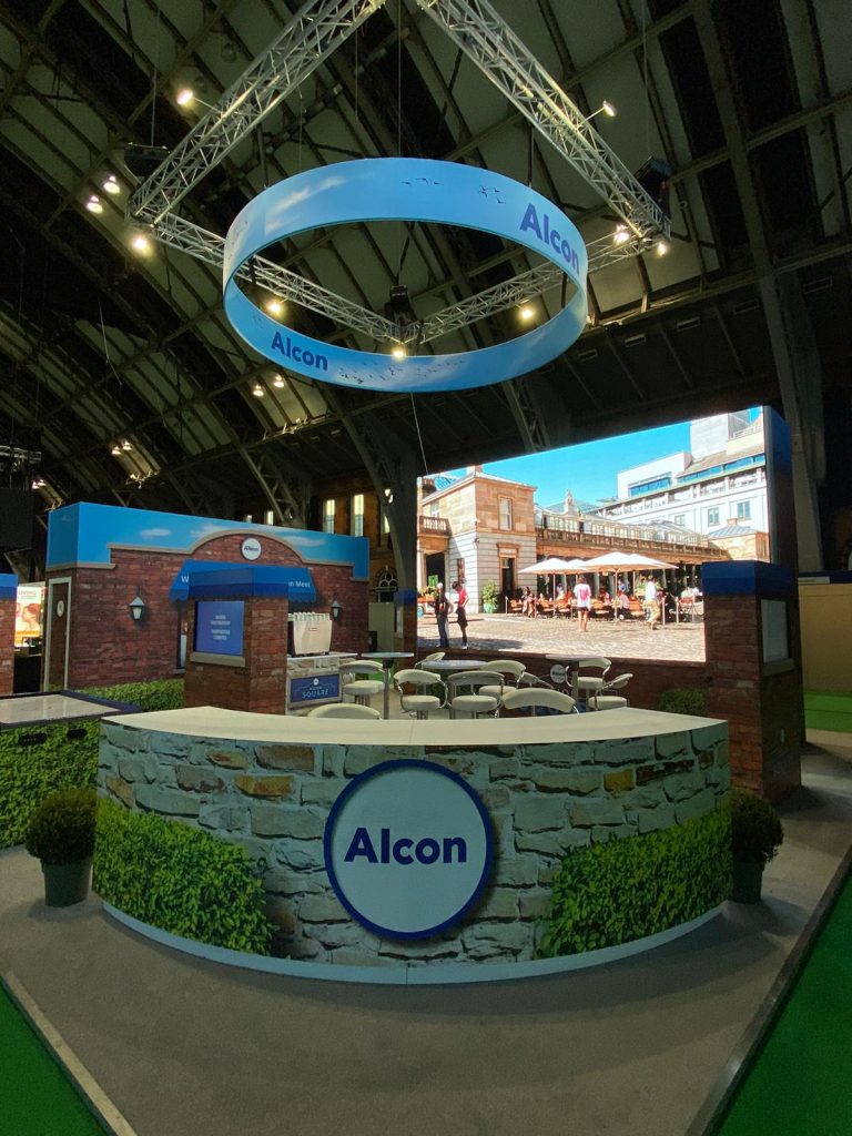 LED Screen for Alcon Exhibition Stand | London Audio Visual : London ...